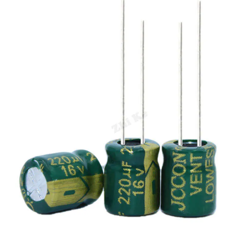 220uF 16V Aluminum Electrolytic Capacitors - 6x11mm, High Frequency ...