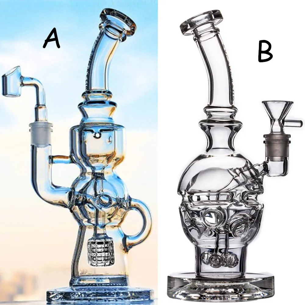 Wholesale Matrix Perc Glass Bong Stereo Hookah Oil Rig With Recycler ...