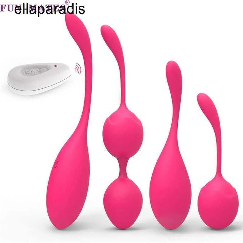 Adult Massager Kegel Balls Vibrator Silicone Ben Wa Wireless Control