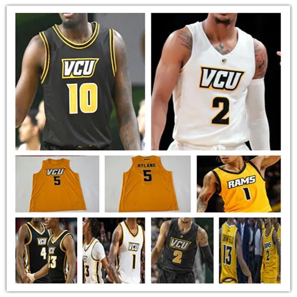 Ncaa VCU Rams Basketball Jersey Bones Hyland, Vince Williams Jr ...