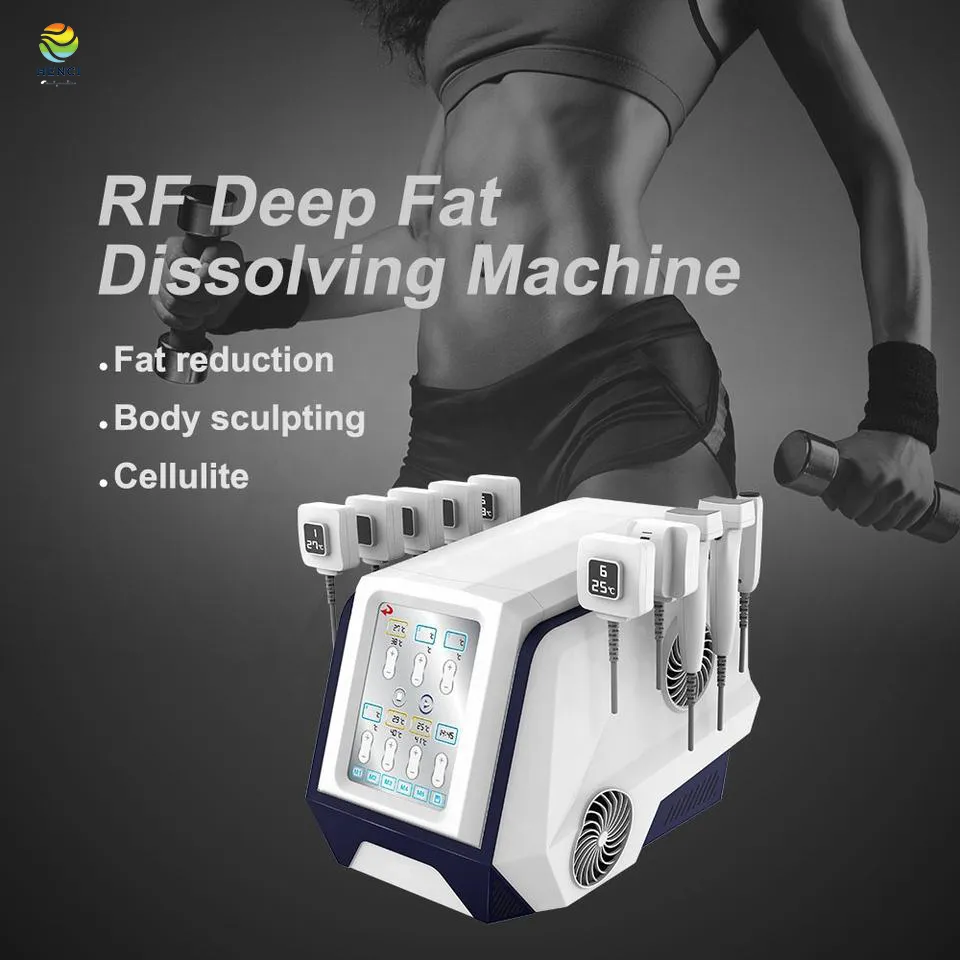 10 Handle Professional RF Body Slimming & Skin Tightening Machine With ...