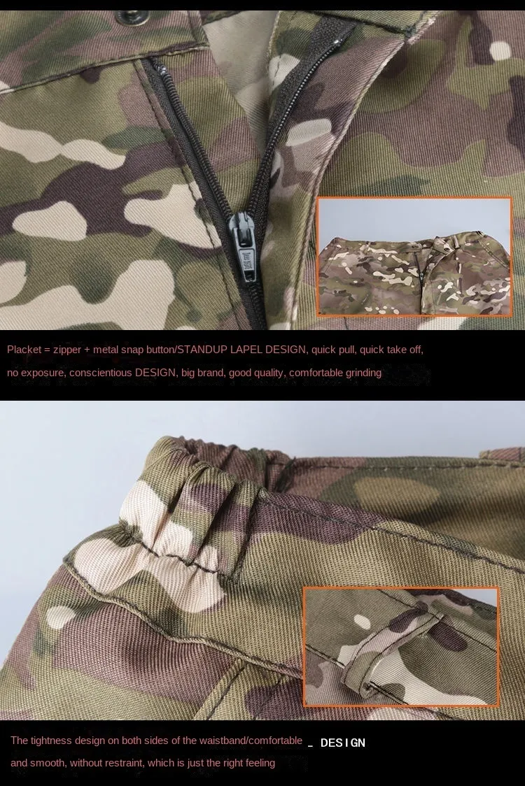 Camouflage Cargo Tracksuit Mens For Spring And Autumn Construction ...
