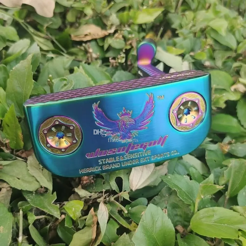 Chromatic Golf Putter For Men Right Hand PU Grip CNC Steel Mallet From ...