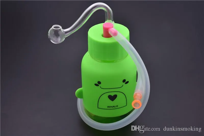 Cartoon Whale Oil Burner Bubbler Water Bong Pipe Small Burners Pipes ...