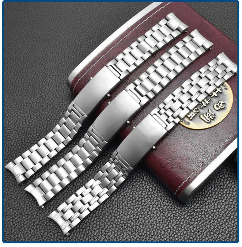 Mens Luxury Watches: Premium Silver Stainless Steel Watch Bands In 20mm ...