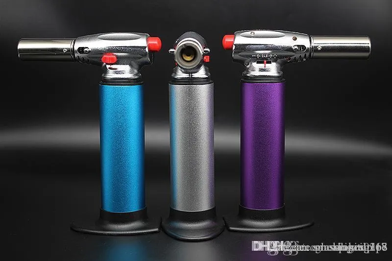 Windproof Jet Flame Torch Lighter - Refillable Butane Gas Lighter ...