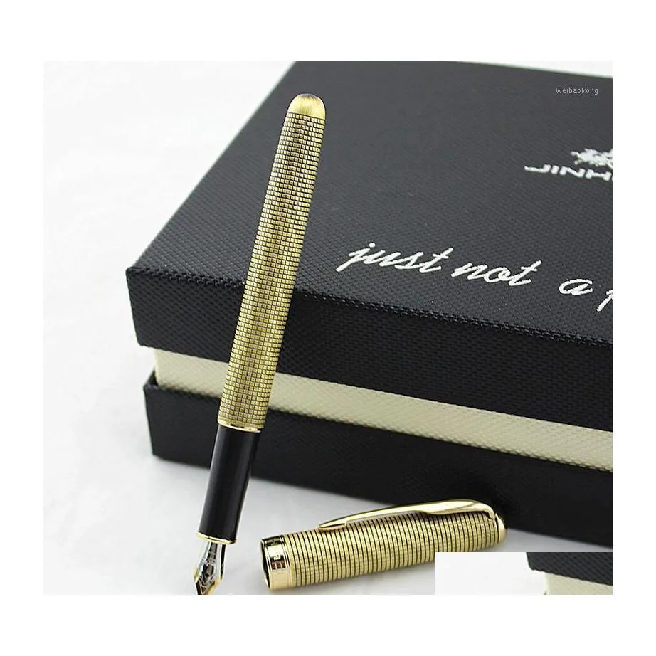 Wholesale Jinhao 601 Gold Fountain Pen Set Classic Iraurita Design With ...
