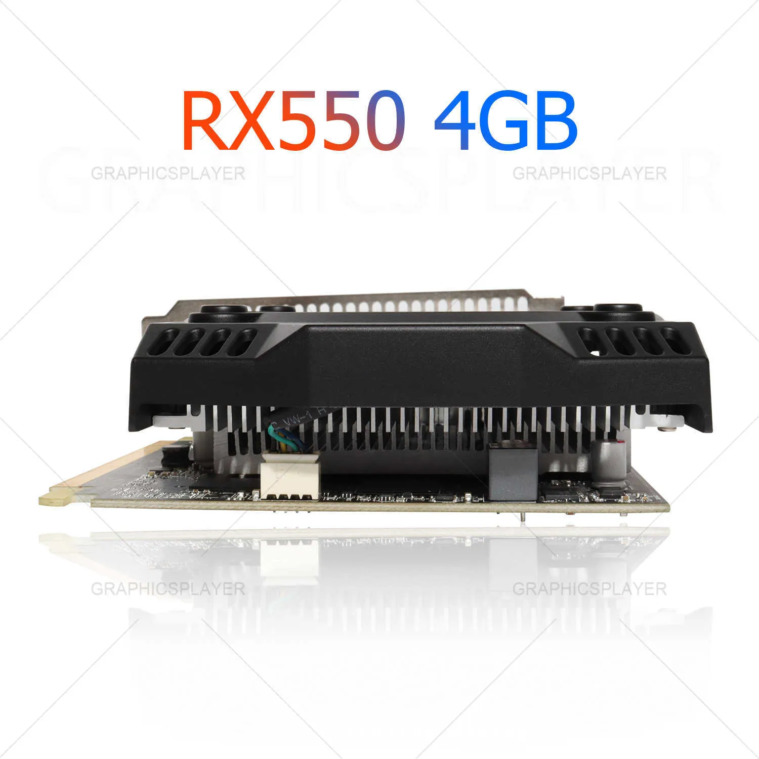 Computer Graphics RX550 4GB 128BIT Video Card PC VGA Game Card For AMD ...
