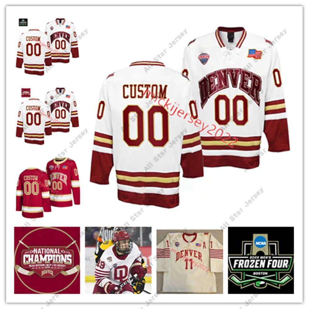 College Hockey Trägt Eishockey Herren Jugend Denver Pioneers ...