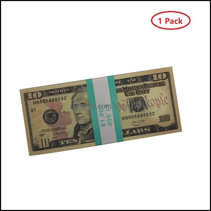 Funny Toys Replica Us Fake Money Kids Play Toy Or Family Game Paper ...
