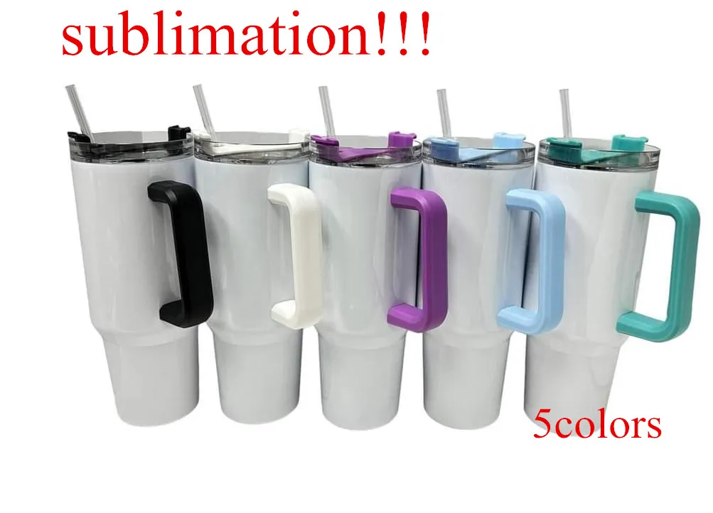 Sublimation Tumblers: 40oz Stainless Steel Travel Cup With Removable ...