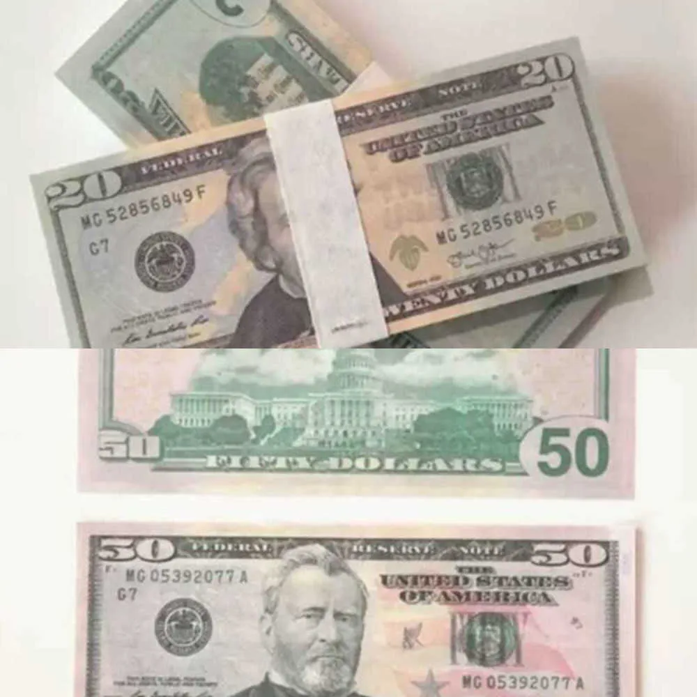 100-Piece Play Money Set - Realistic Prop Money for Parties, Stage ...