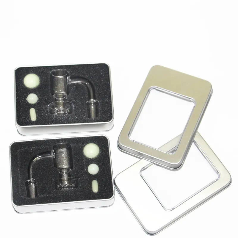 Wholesale Full Weld 25mm Quartz Banger Hookah With Male Nail Joint For ...