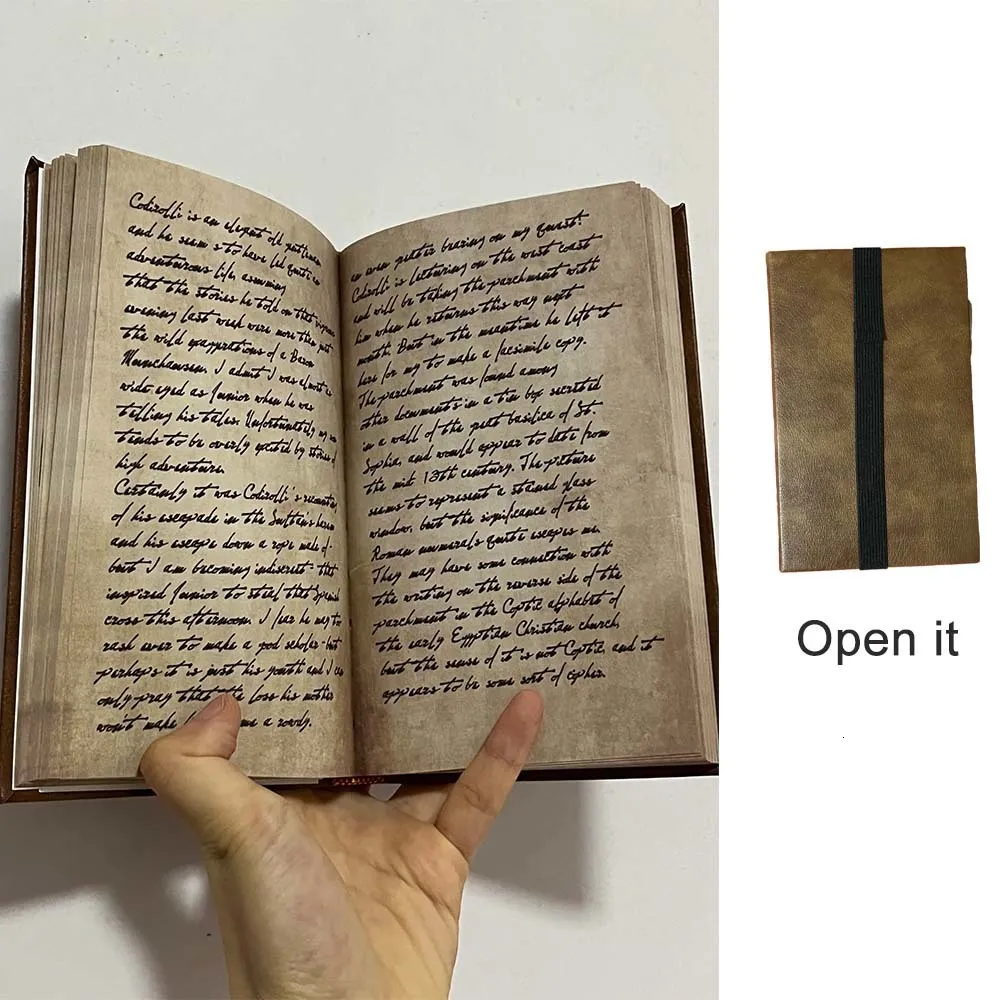 Wholesale Indiana Jones Glue Diary Retro Spiral Notebook With Hidden ...