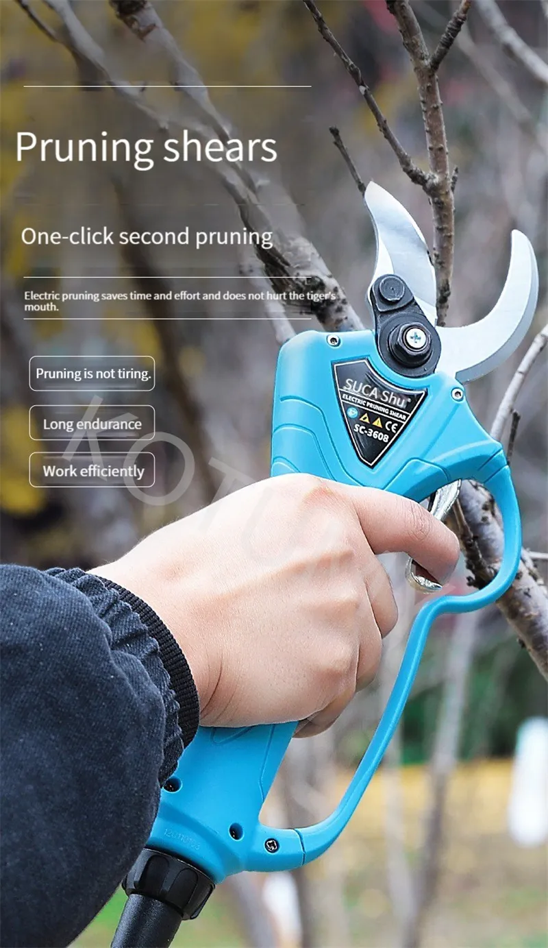Electric Pruning Shears: Cordless Pruner For Tree Branch Cutting ...