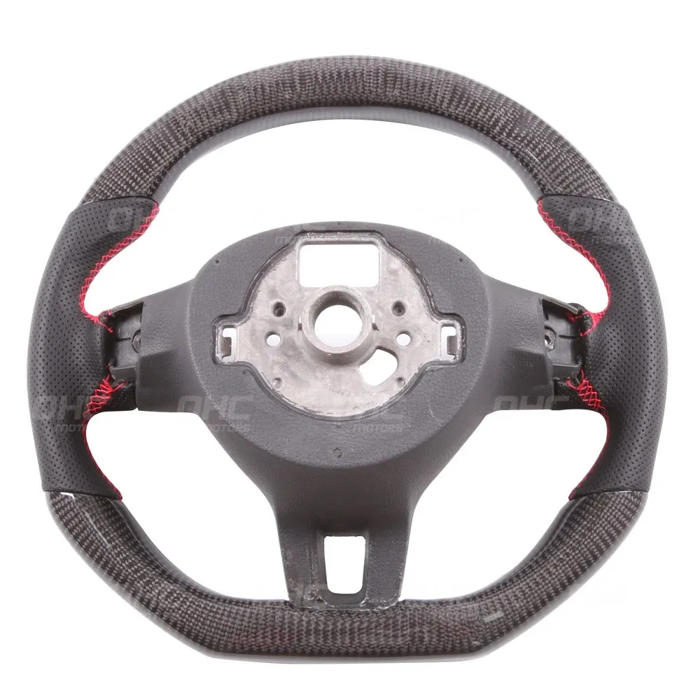 Carbon Fiber Steering Wheel For Golf MK6 GTI GLI R Line DSG Custom LED ...