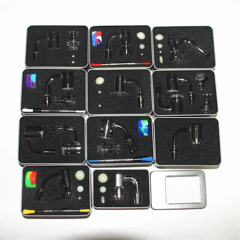 14mm Quartz Banger Set Radiantglass 45/90 Degree Full Weld With Turp ...