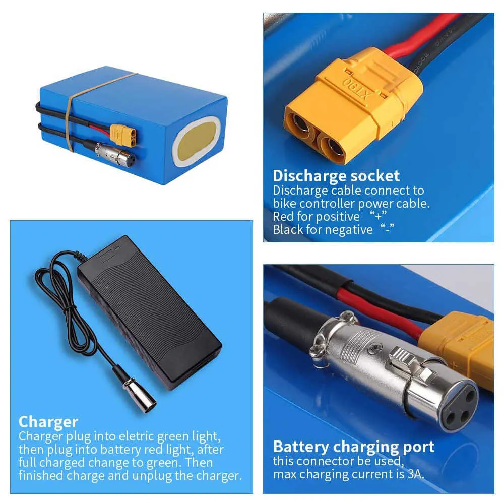 UPP 48V EScooter Battery 52V 60V 72V 40AH 50AH Lithium Battery Pack 50A ...
