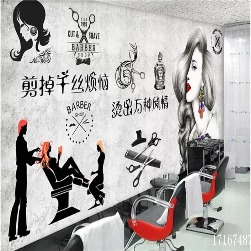 Barber Shop Wallpaper Border