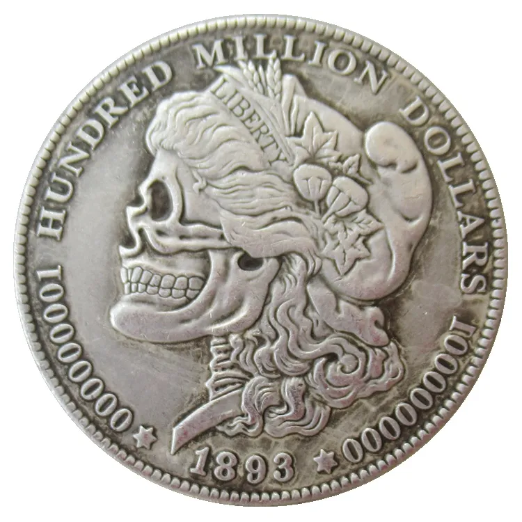 DHgate.com:Hobo Coins USA Morgan Dollar Skull Zombie Skeleton Hand ...