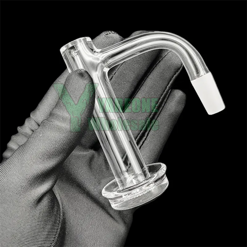 Quartz Banger Enail, 80mm Tall Control Tower, 16mm OD, Flared Grid Dish ...