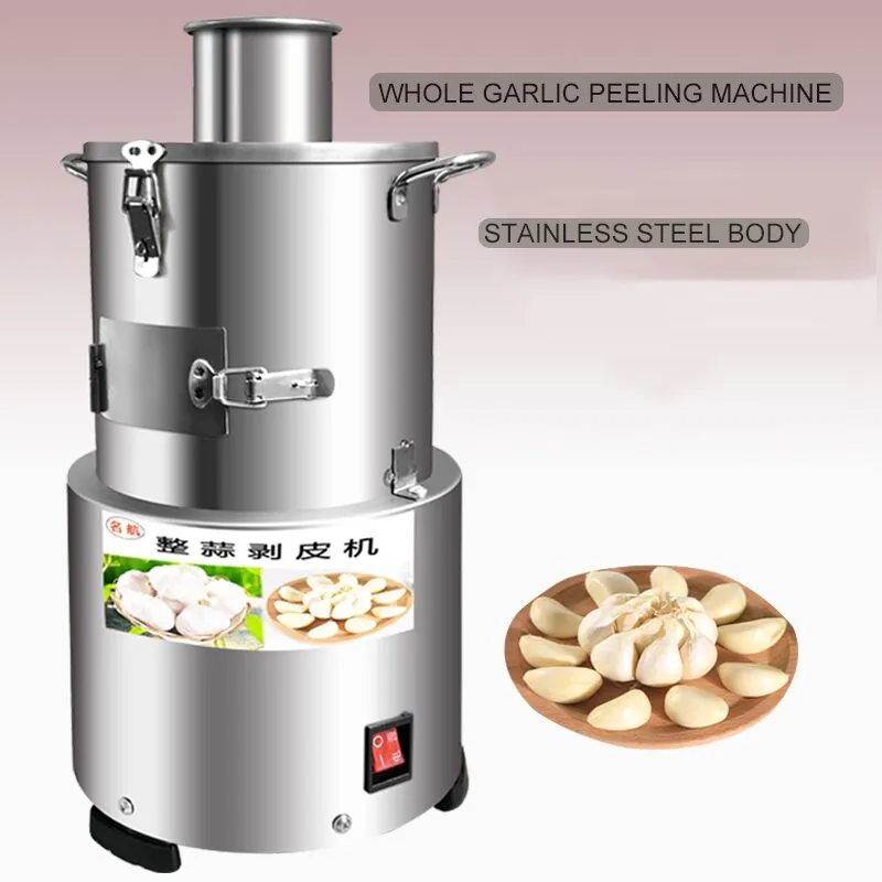 Electric Garlic Peeling Machine Stainless Steel Garlic Peeler For Small ...