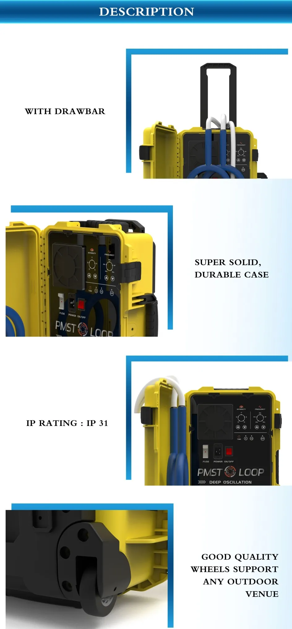 Powerful 6000GS PEMF Machine With Magnawave PMST LOOP, D60CM LOO And ...