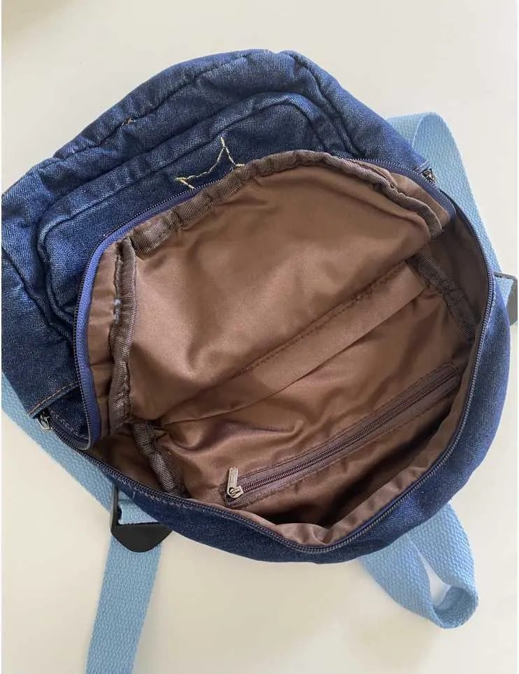 Korean Aesthetic Cartoon Cowboy Kaii Backpack For Students And Children ...