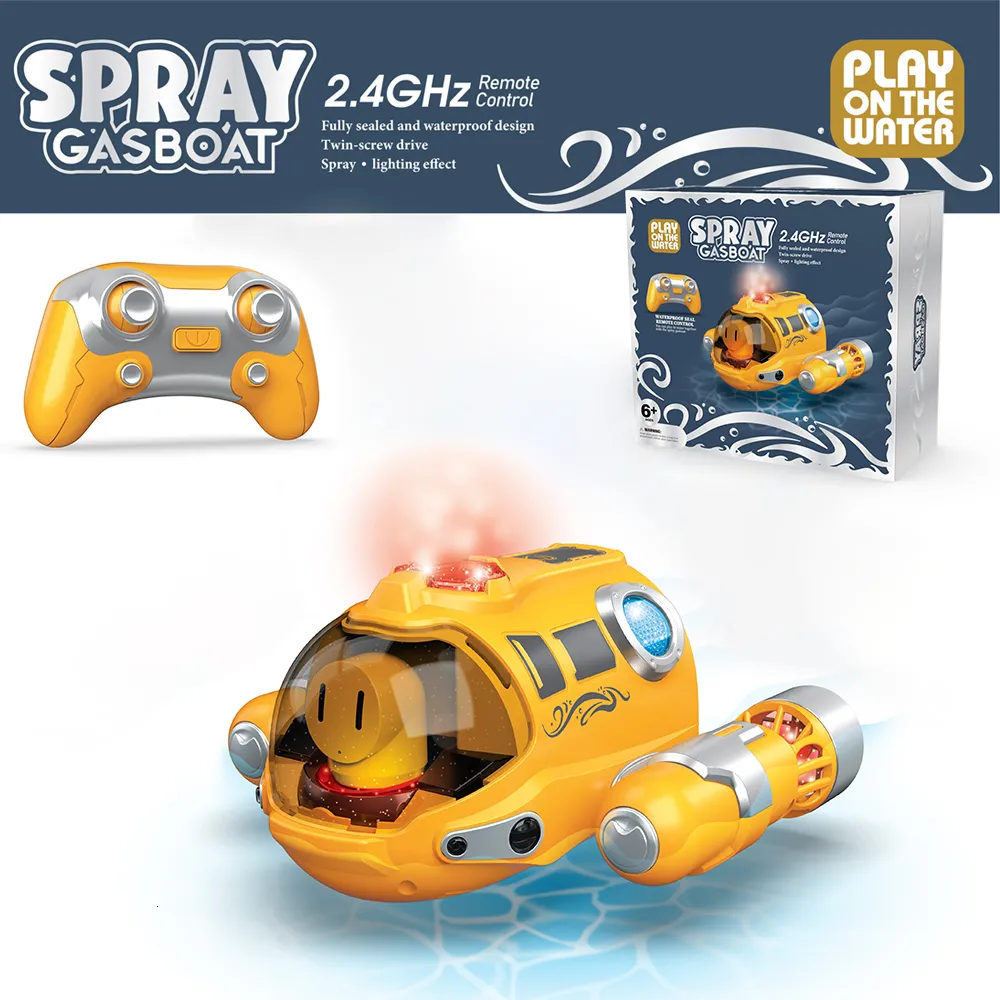 Wireless RC Submarine With 2.4G Remote Control Waterproof Electric ...