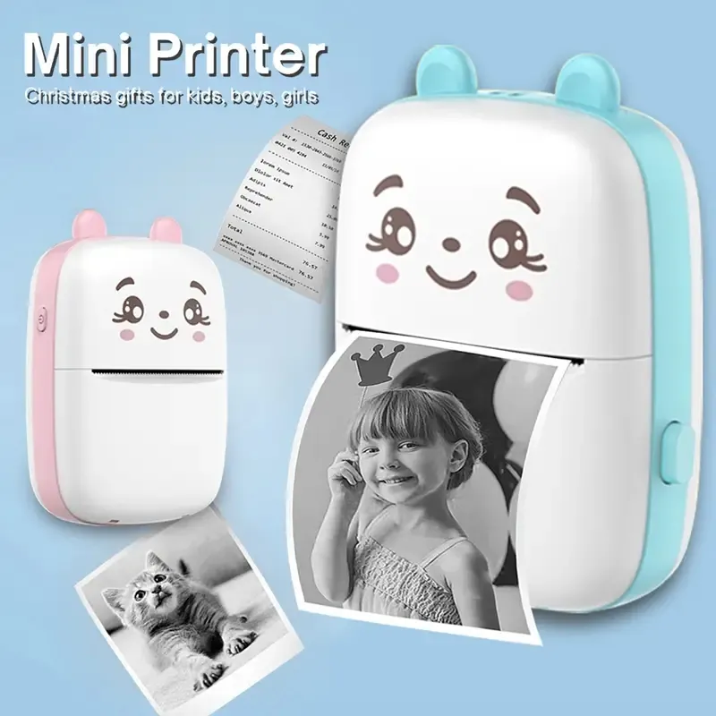 11 Rolls Of Portable Mini Photo Mini Photo Printers Inkless Thermal ...