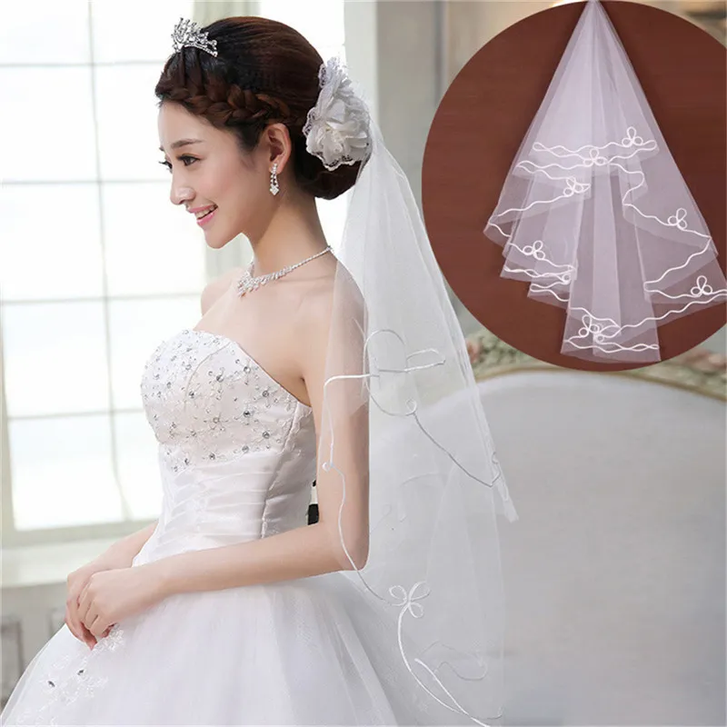 DHgate.com:Polyester Lace Veil for Wedding, Generous Bride Wedding ...