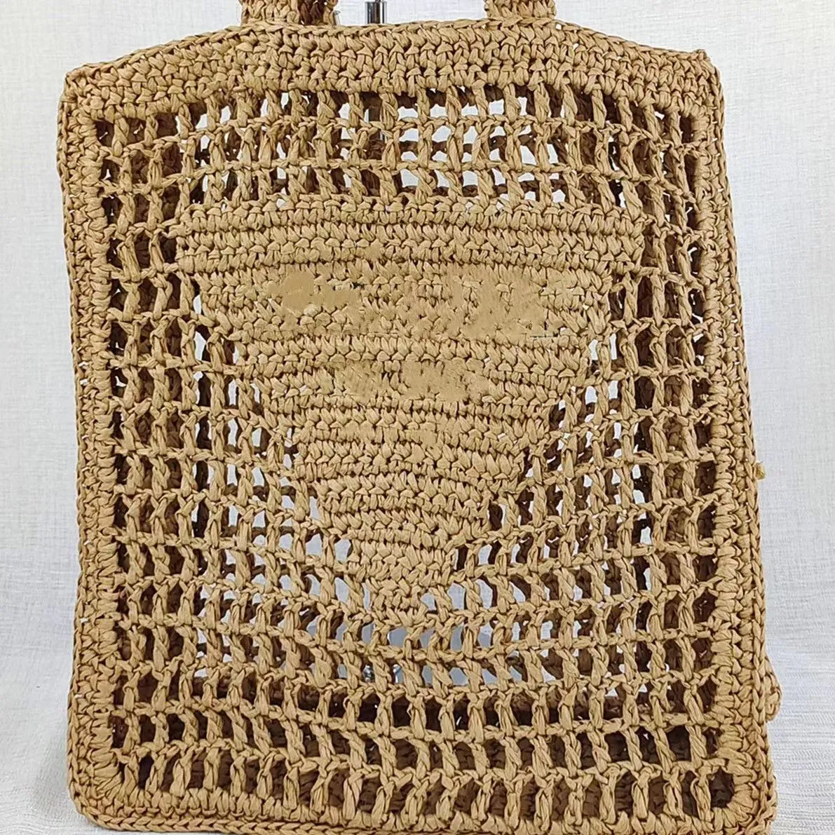 Designer Straw Tote Bag for Women: Large Capacity, Manual Weave Fashion ...