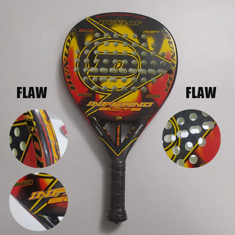 Carbon Fiber Tennis Racquets Paddle, Beach Racquet Set For Padel, Soft ...