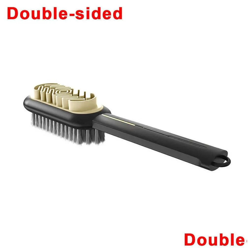 DHgate.com:Double-Sided Suede Boot Cleaner Brush, Long Handle Soft ...