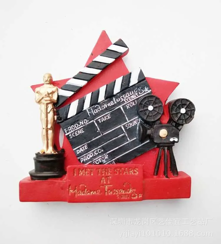 Oscar Statue Fridge Magnets - Movie Souvenir Refrigerator Magnets ...