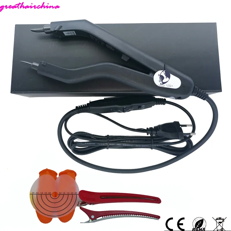 Mini Hair Extension Iron - Adjustable Temp. Fusion Heat Connector Tool ...