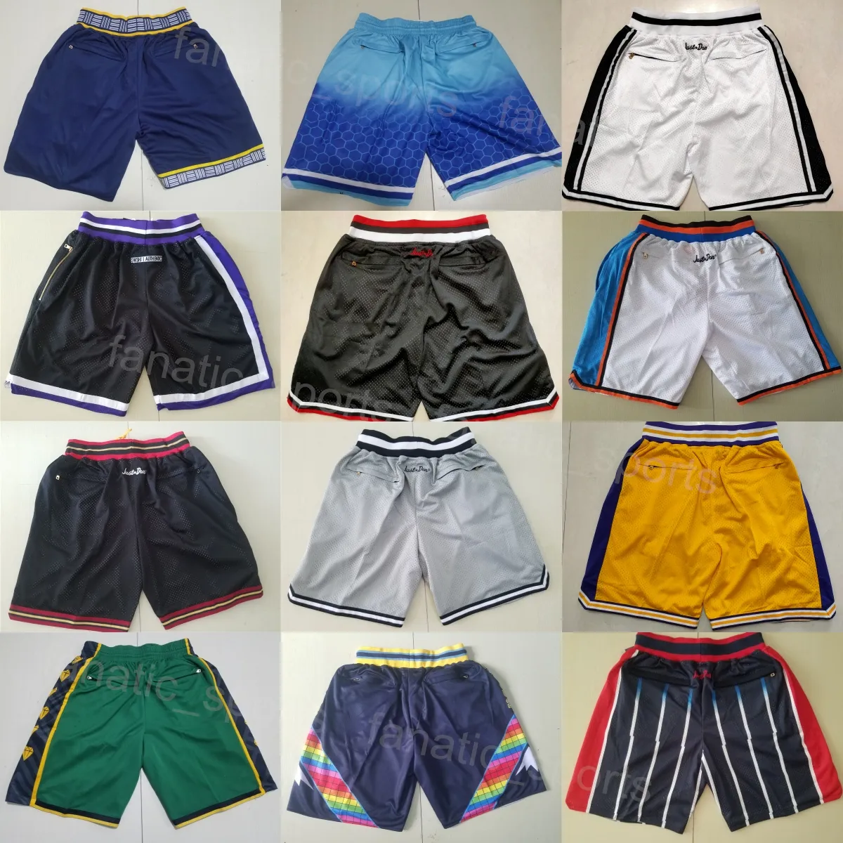 Just Don Bball Shorts - Retro Basketball Shorts with Drawstring ...