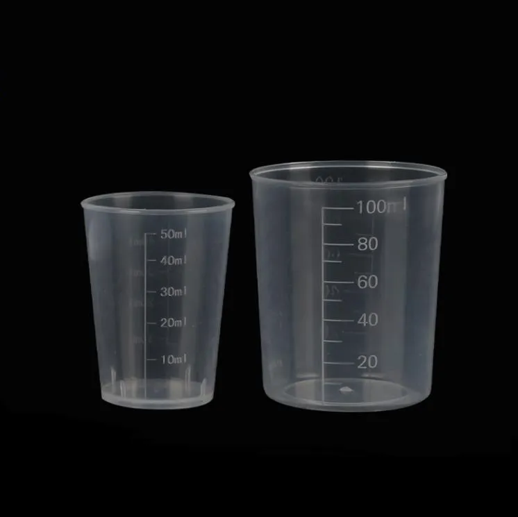 Clear Plastic Measuring Cups Set Transparent Measuring Cups With Scale ...