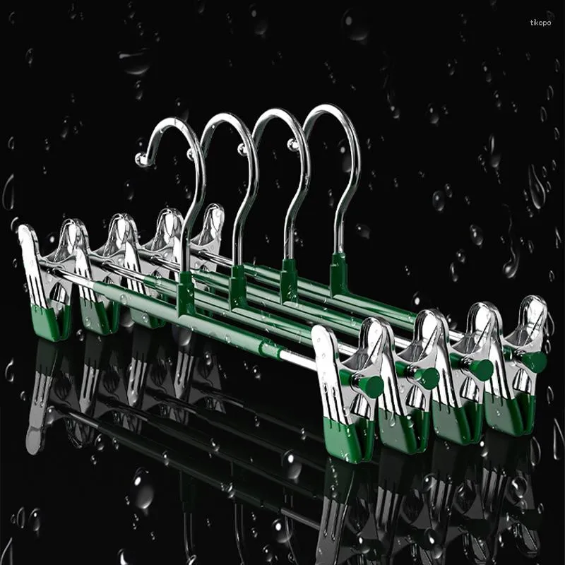 DHgate.com:5PCS Metal Clothes Hangers with Movable Clips, Durable Pants ...
