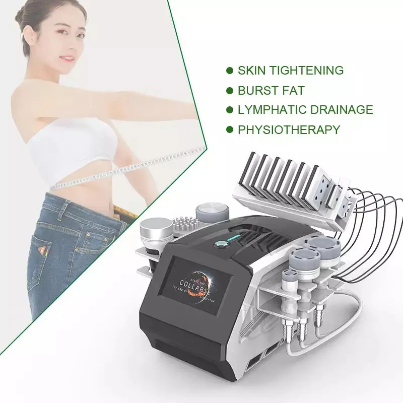 Lipo Laser 80K Body Cavitation Machine Vacuum Suction Slimming, RF ...