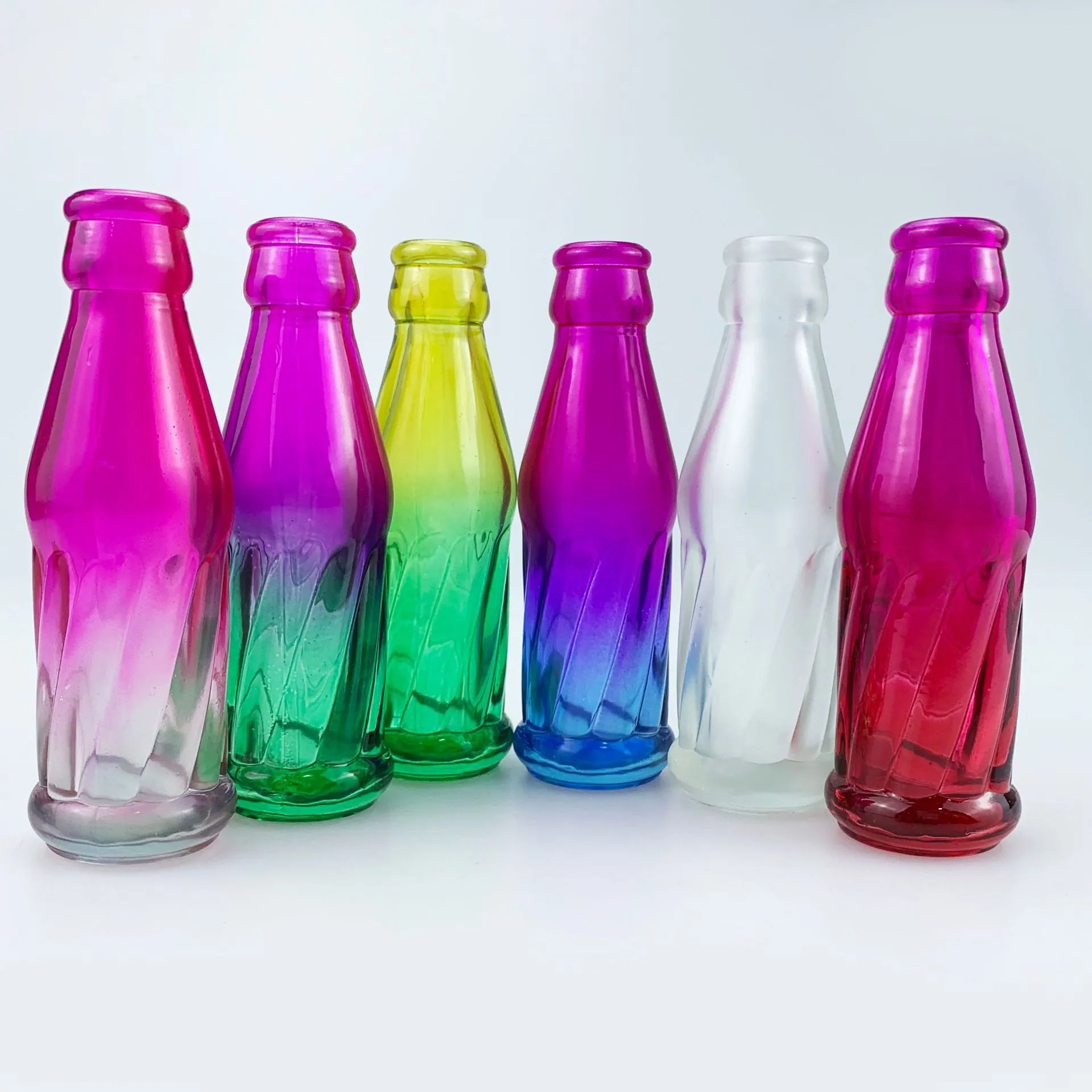 DHgate.com:Stained Glass Dab Rig: Mini Bottle Shape Glass Water Bong ...