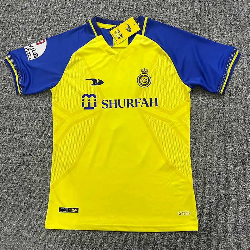 2023 Saudi Al Nassr Fc Victory Team No7 Ronaldo Ronaldinho Signed Shirt Fan Version For Mens