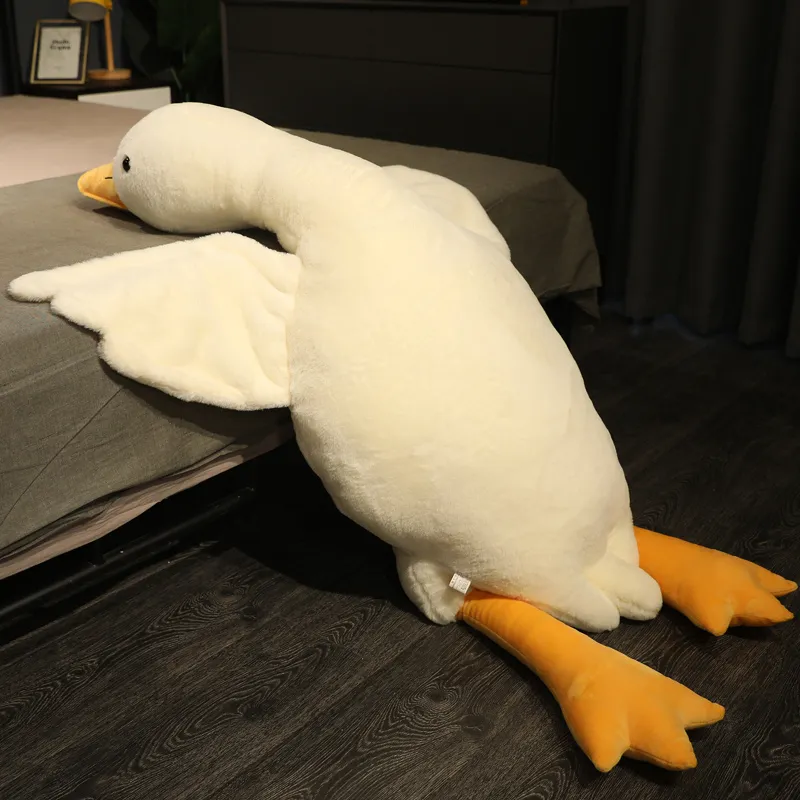 Big White Goose Plush Toy Soft Duck Stuffed Animal Doll For Kids, 50 ...