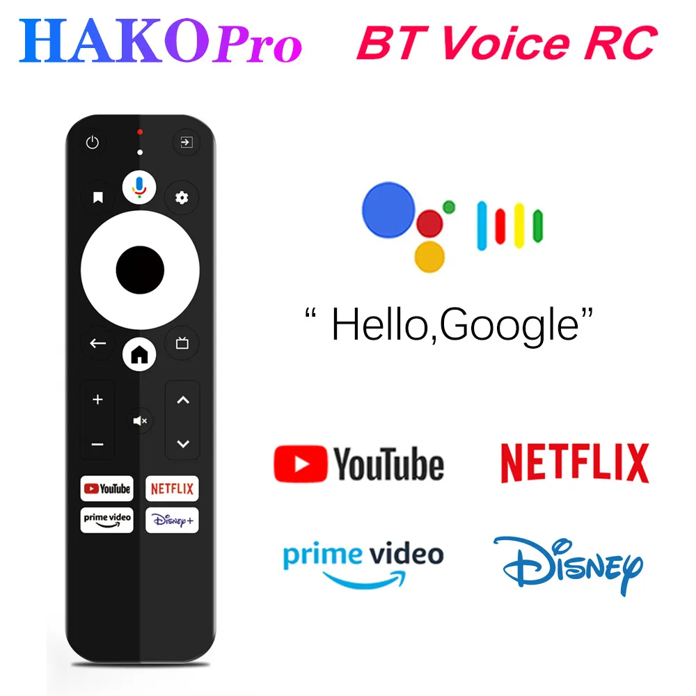 BT Voice Remote Replacement - Compatible with HAKO Pro Android TV Box ...