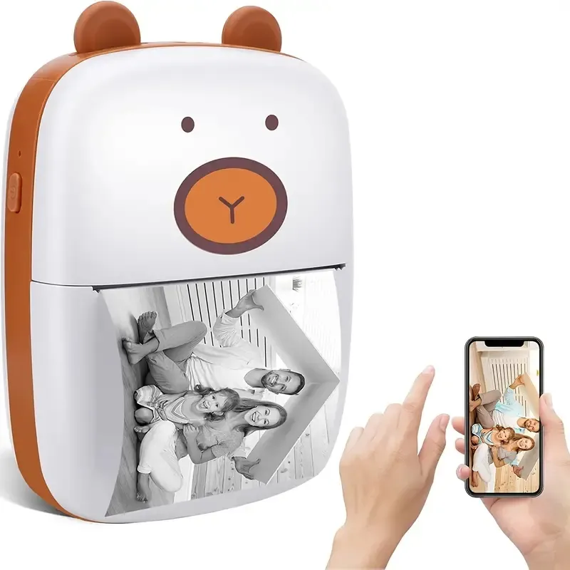 Mini Portable Printer - Instant Photo Printer, Label Maker & Note ...