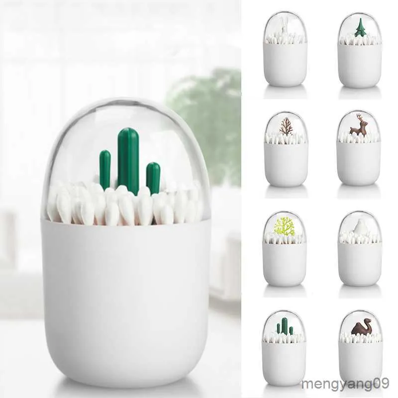 DHgate.com:2pcs Cute Cotton Swab Box Toothpick Holder Dustproof ...