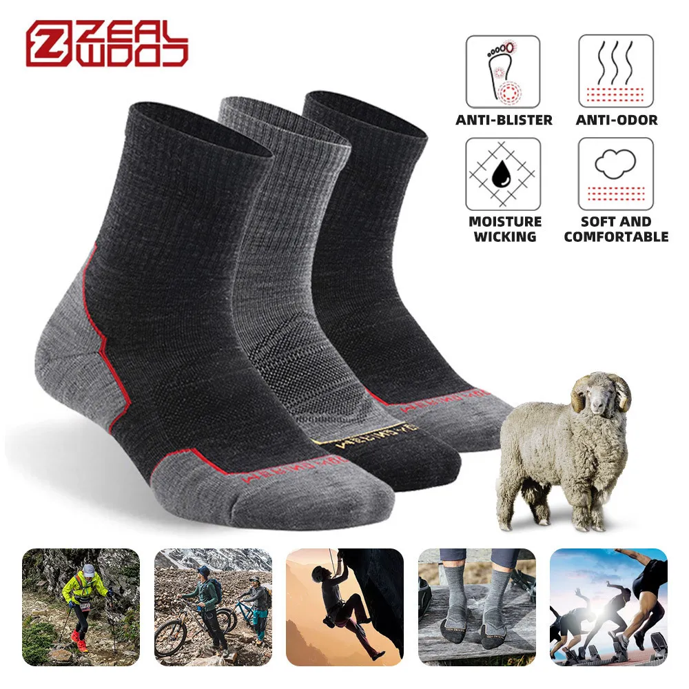DHgate.com:ZEALWOOD Merino Wool Sports Socks for Men and Women ...