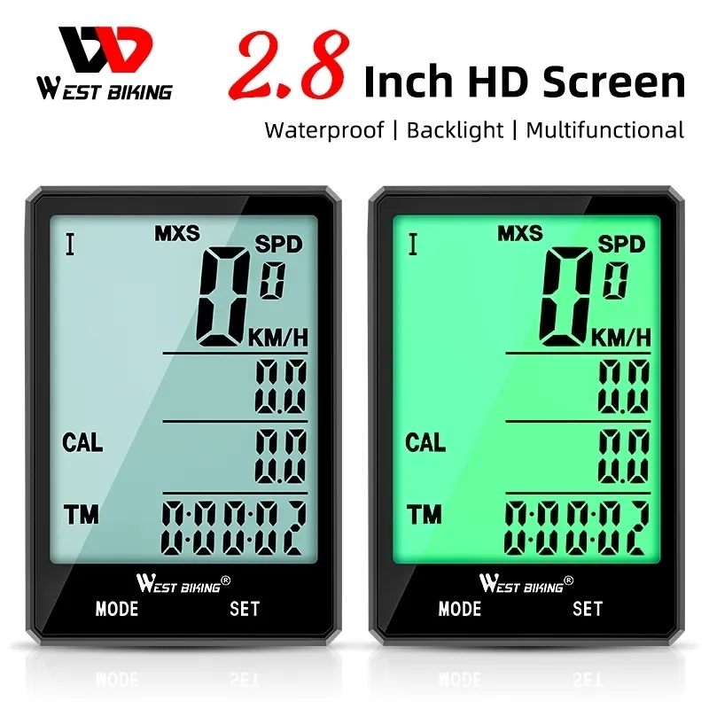 DHgate.com:Waterproof Bike Computer with Backlight, Wireless/Wired Speedometer Odometer ...