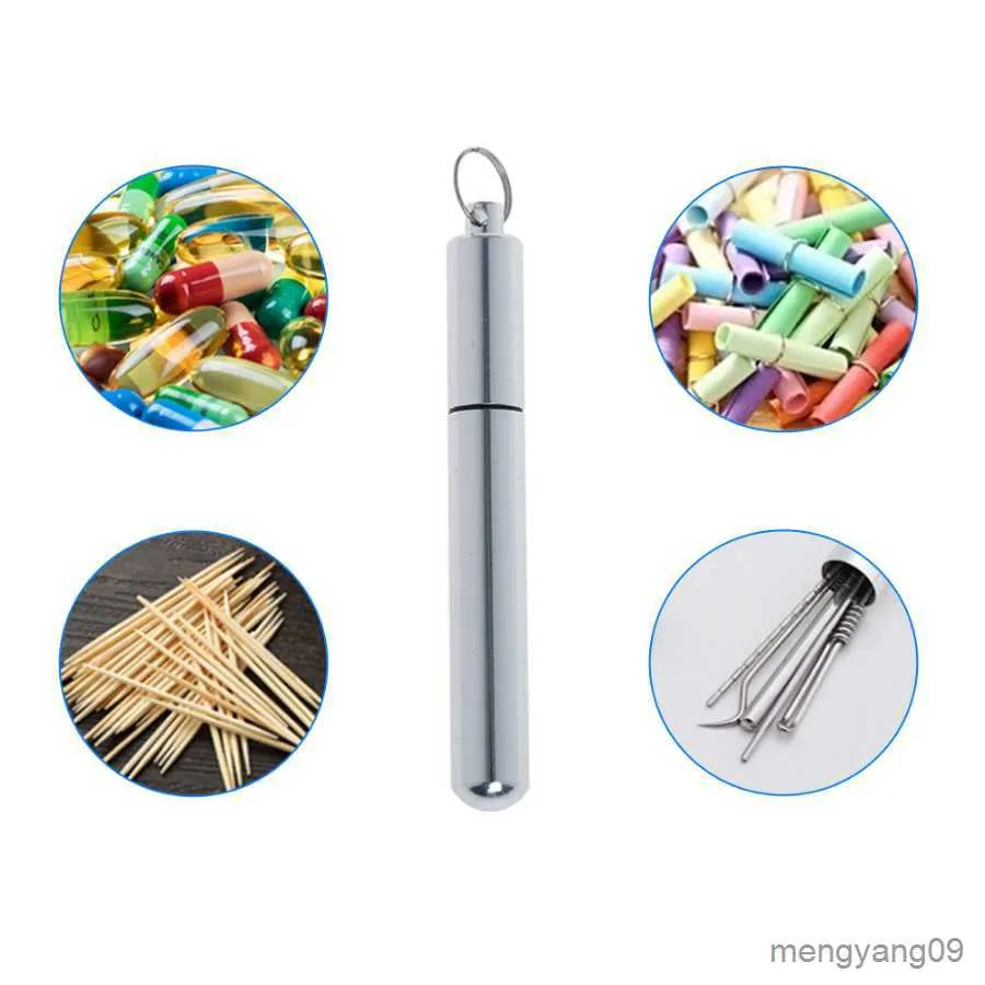 DHgate.com:2-Pack Waterproof Capsule Toothpick Holder Keychain ...