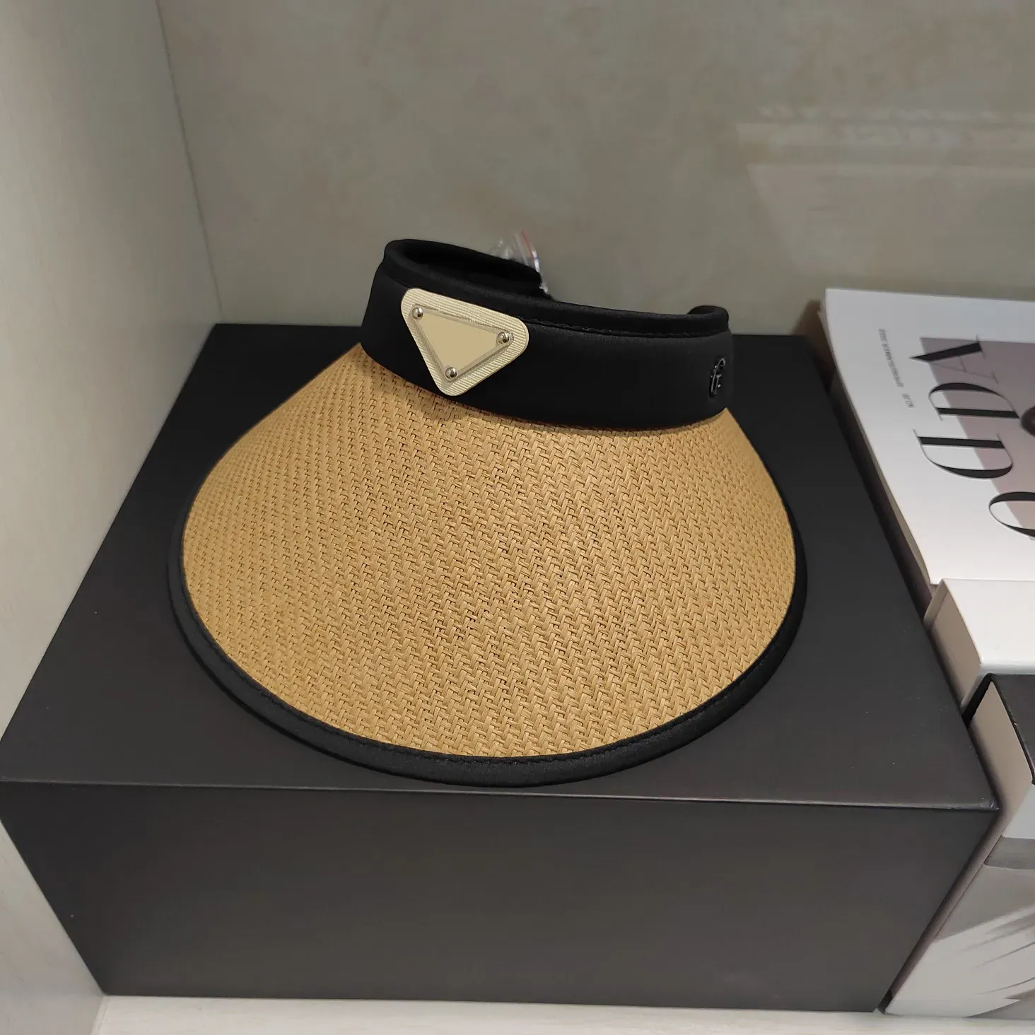 DHgate.com:Womens Summer Sun Visor, Straw Cotton Casual Grass Braid Hat ...